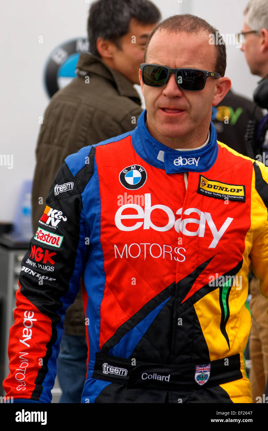 British Touring Car Championship racing car driver Rob Collard Stock ...
