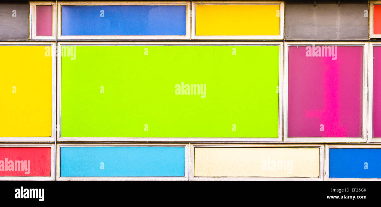 Colorful rectangular panels as a background image Stock Photo - Alamy