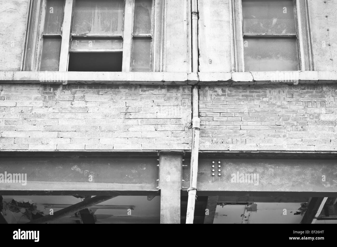 Uk construction site building Black and White Stock Photos & Images - Alamy