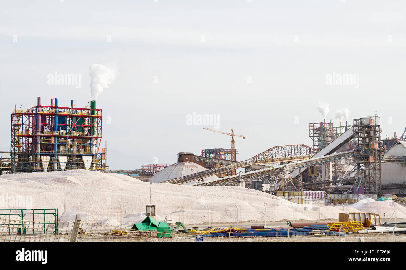 The Dead Sea Works is an Israeli potash plant in Sdom, on the Dead Sea ...