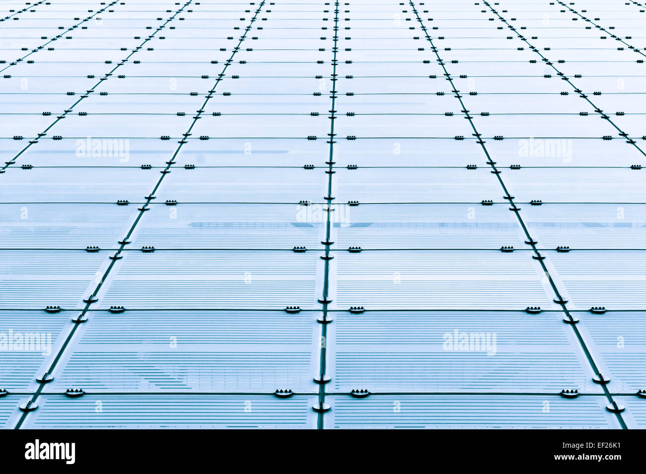 Glass panels on the outside of a modern building Stock Photo - Alamy