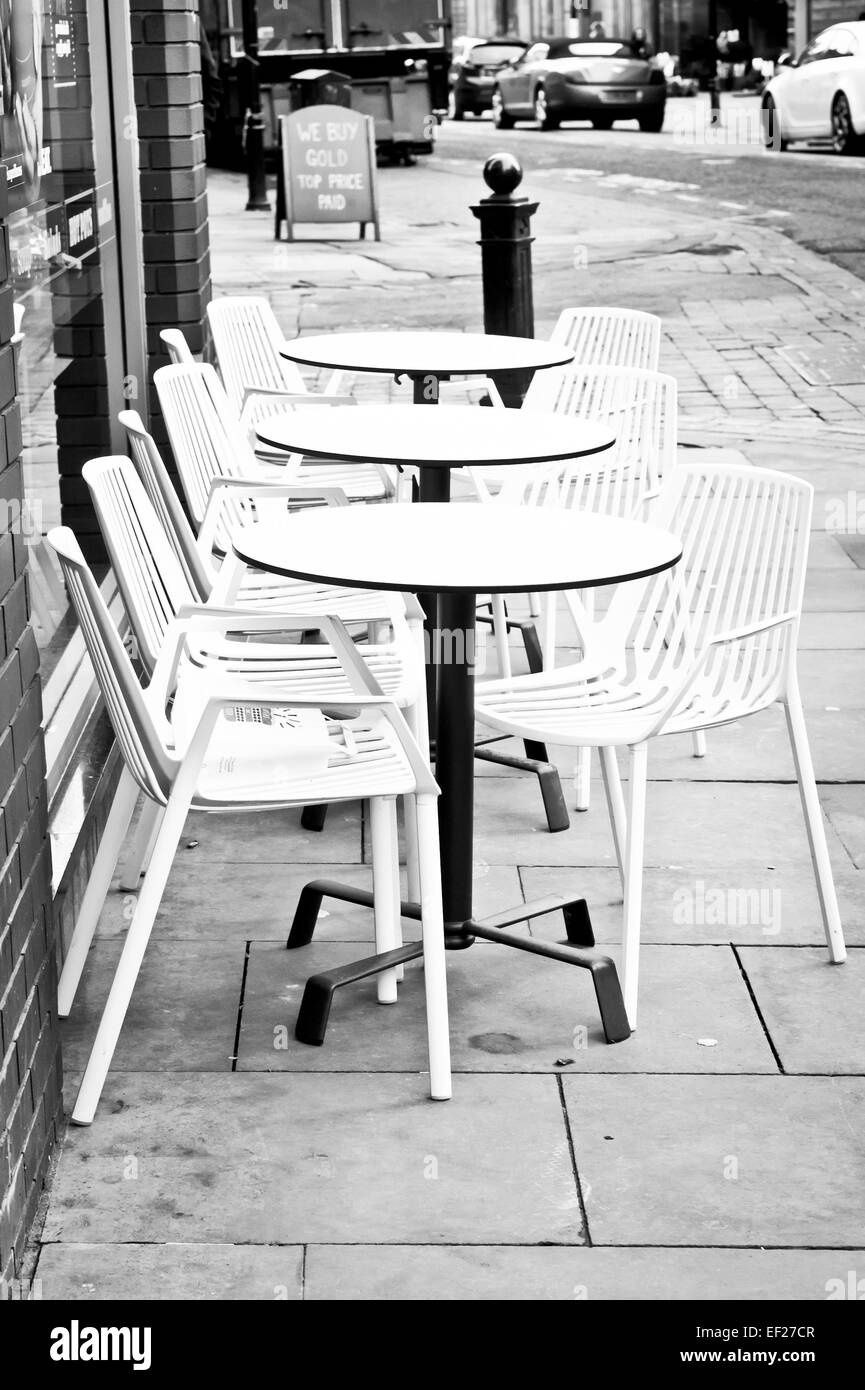 Cafe uk Black and White Stock Photos & Images - Alamy