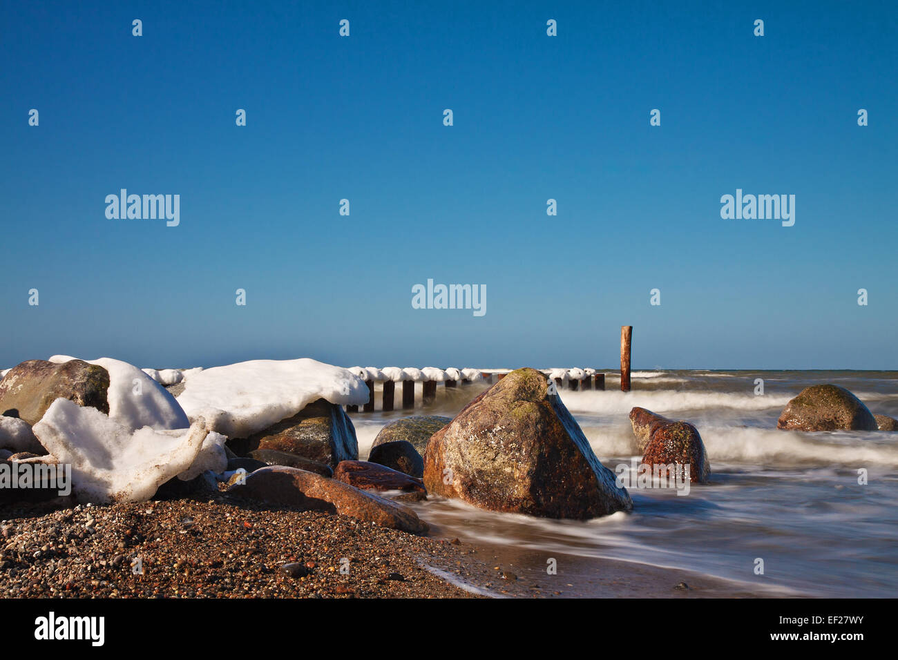 Baltic sea beach winter hi-res stock photography and images - Alamy
