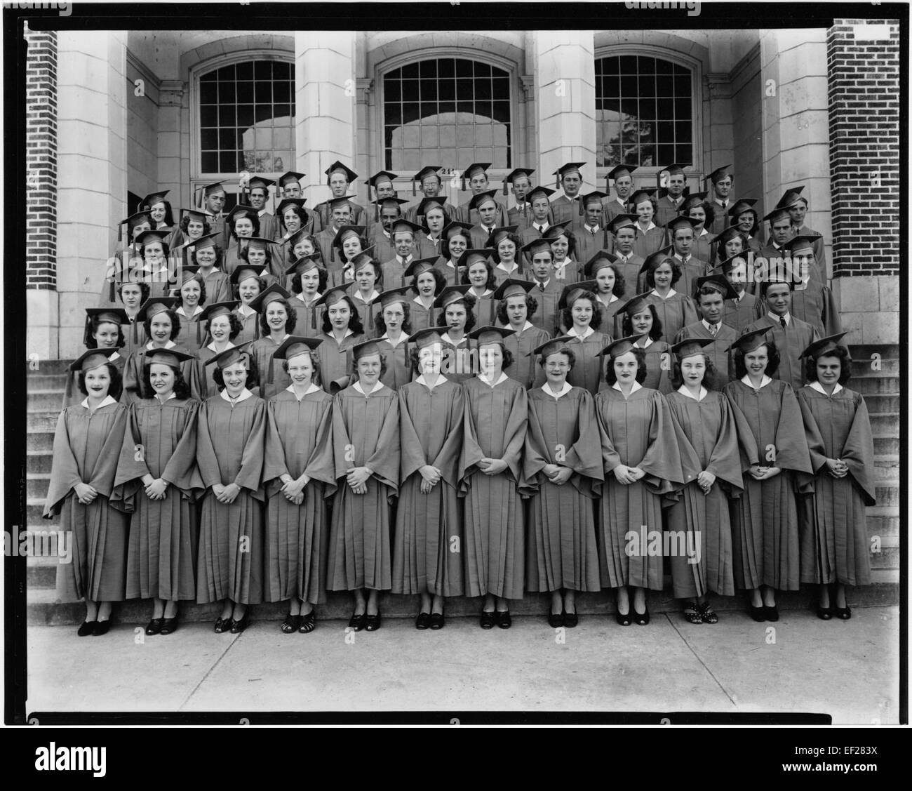 1940s high school life hi-res stock photography and images - Alamy