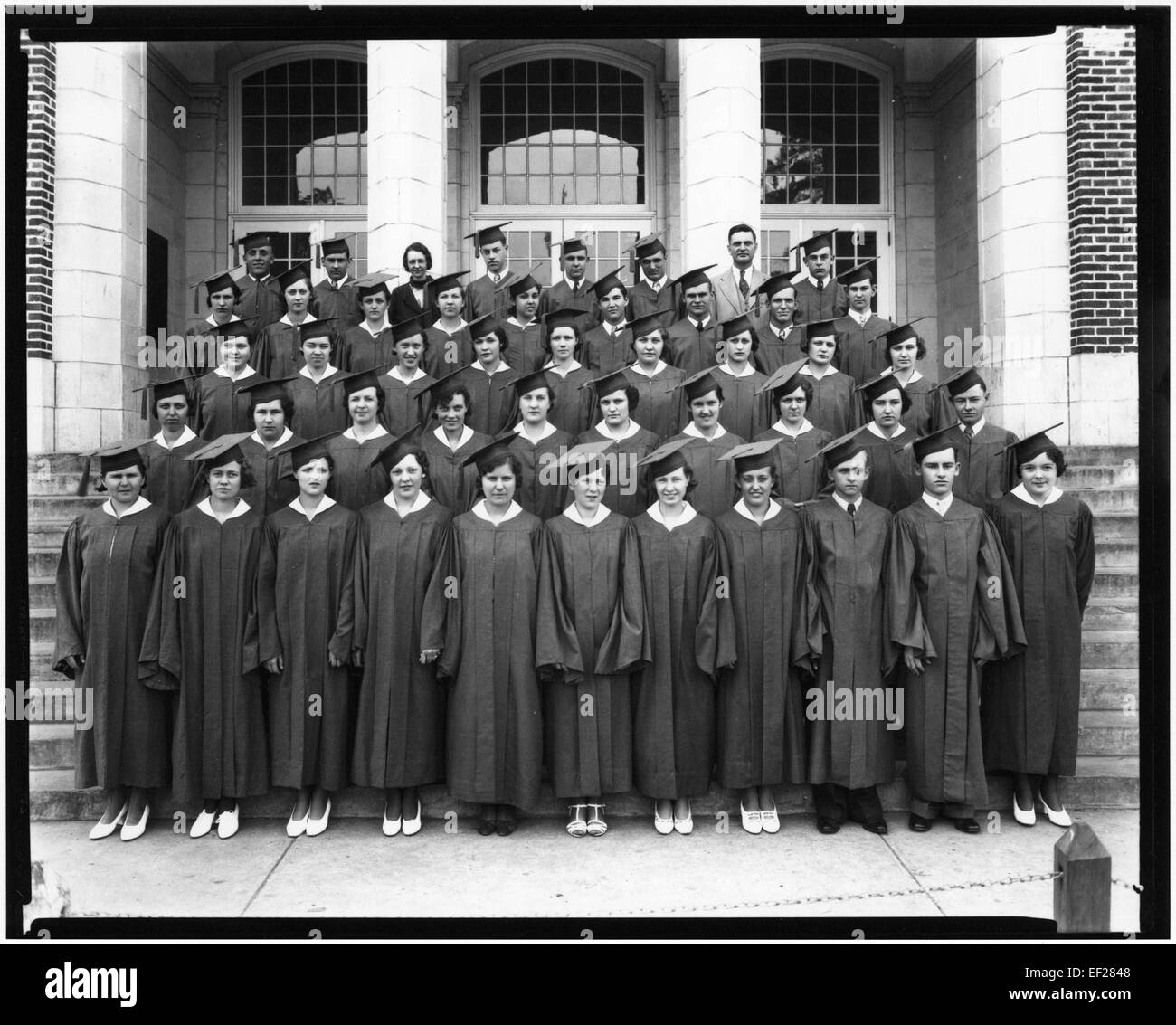 The graduating class of Crystal Springs High School in Mississippi ...
