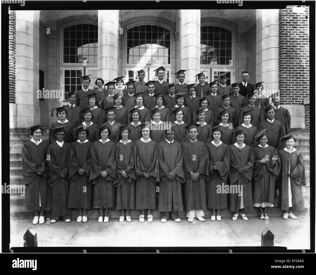 1950s high school graduation Black and White Stock Photos & Images - Alamy