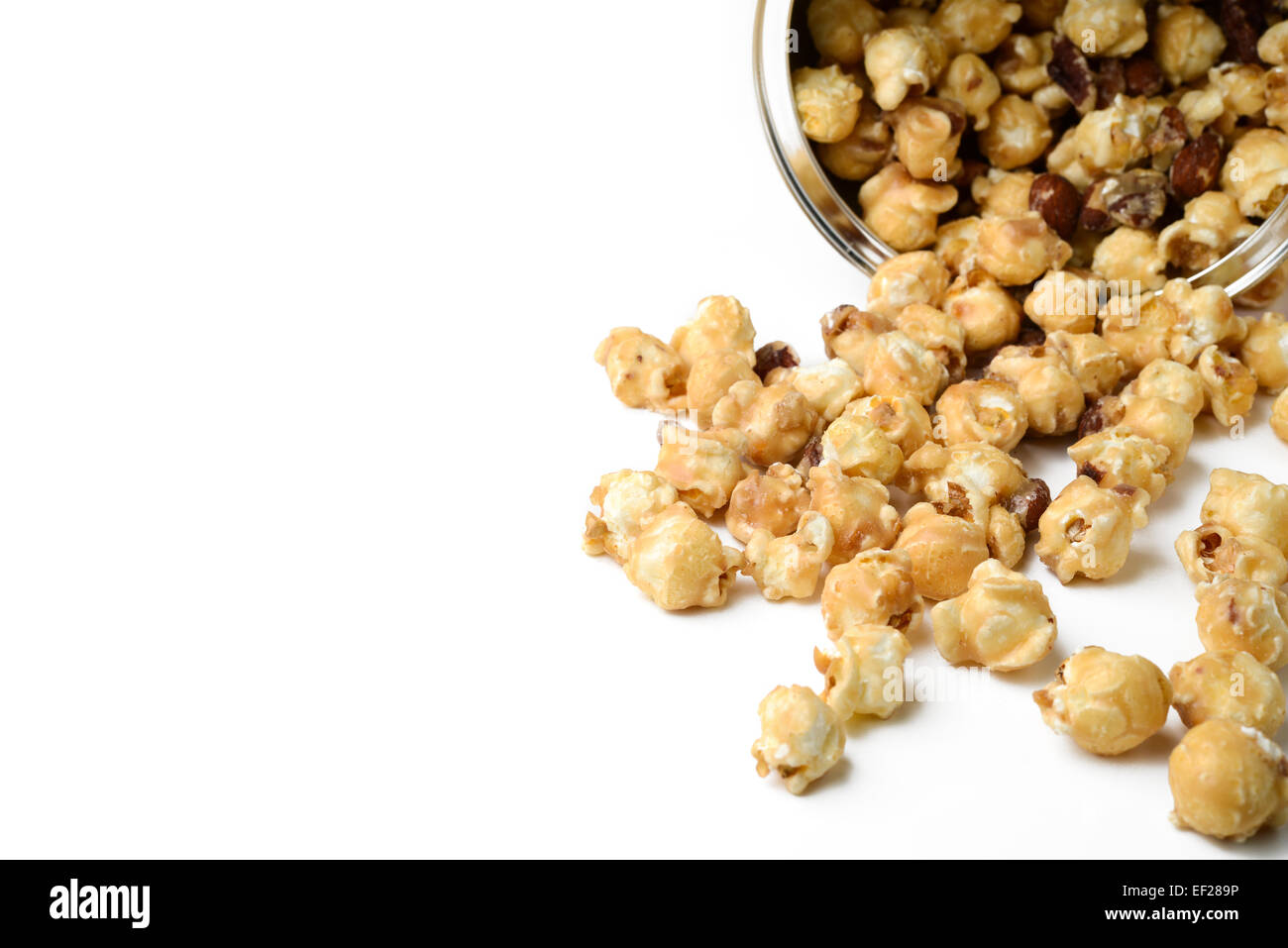 Popcorn in can Stock Photo - Alamy