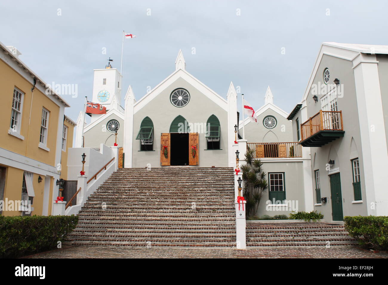 Exterior - St Peter's Church, St George's, Bermuda Stock Photo - Alamy