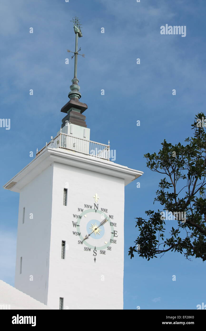 Clocktower, Bermuda City Hall and Arts Centre, Hamilton, Bermuda Stock ...