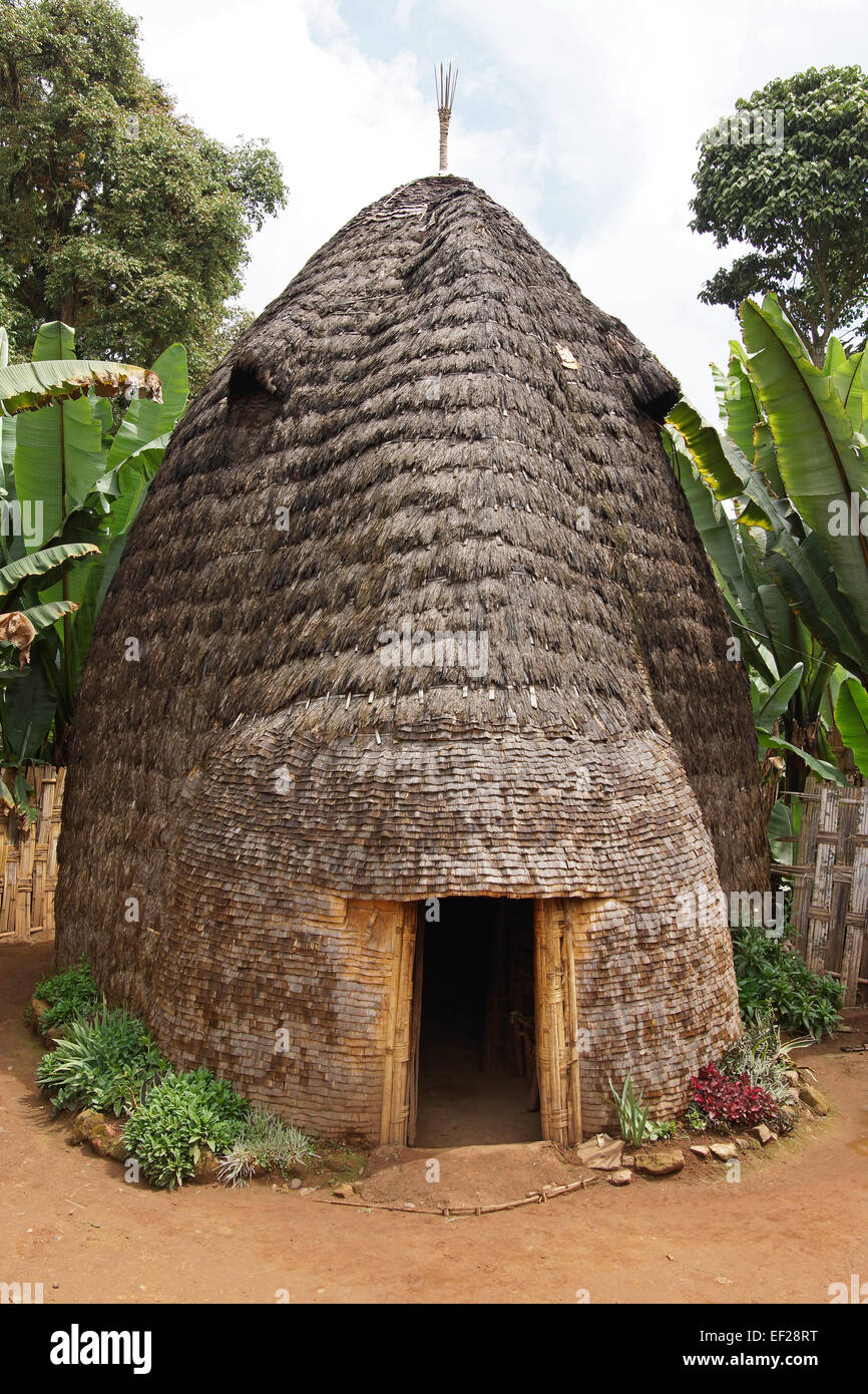 Traditional houses of Dorze people, Ethiopia, Africa Stock Photo - Alamy