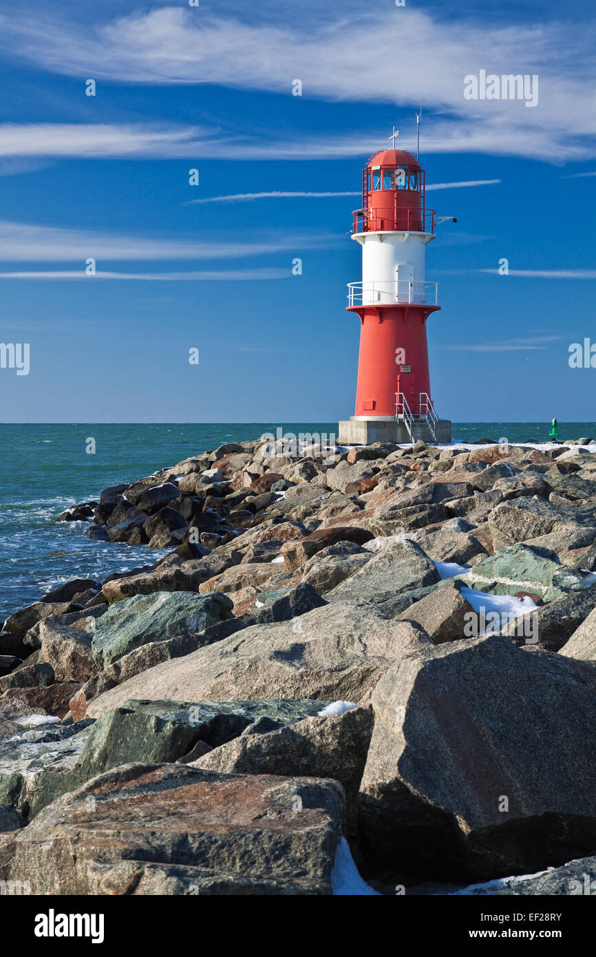 Mole in Warnemuende (Germany Stock Photo - Alamy