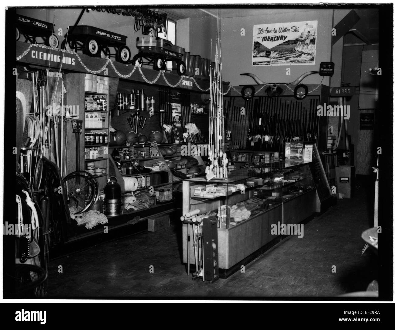 The Perkins Hardware store in Brookhaven, Mississippi, is depicted in ...