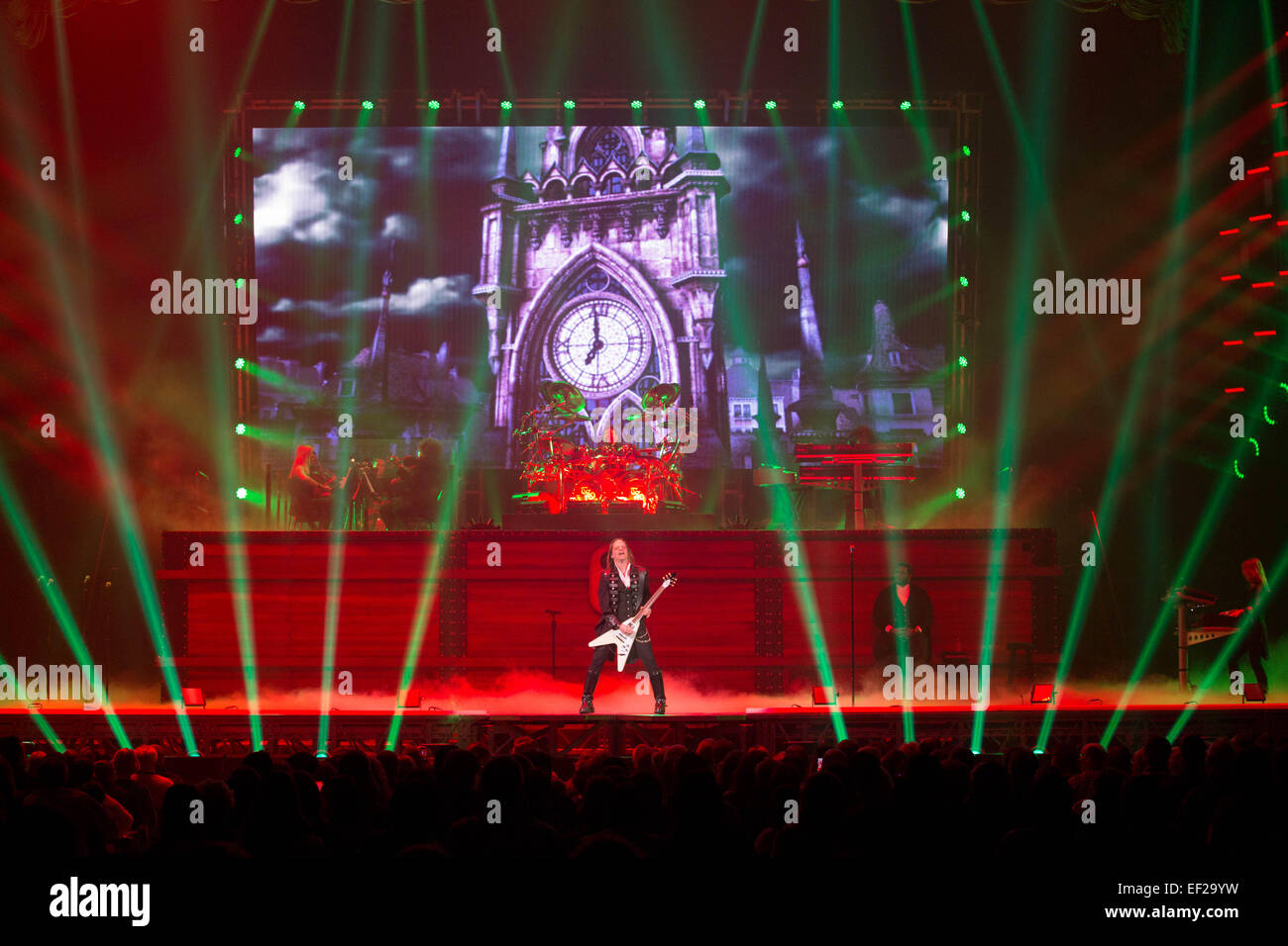 Madison, Wisconsin, USA. 2nd Jan, 2015. Guitarist ANGUS CLARK of Trans ...