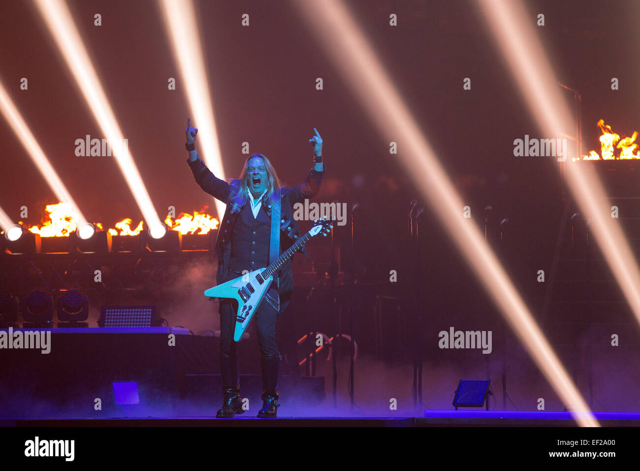 Madison, Wisconsin, USA. 2nd Jan, 2015. Guitarist ANGUS CLARK of Trans ...