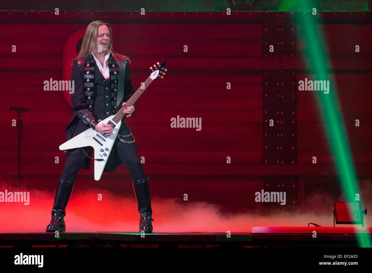 Madison, Wisconsin, USA. 2nd Jan, 2015. Guitarist ANGUS CLARK of Trans ...