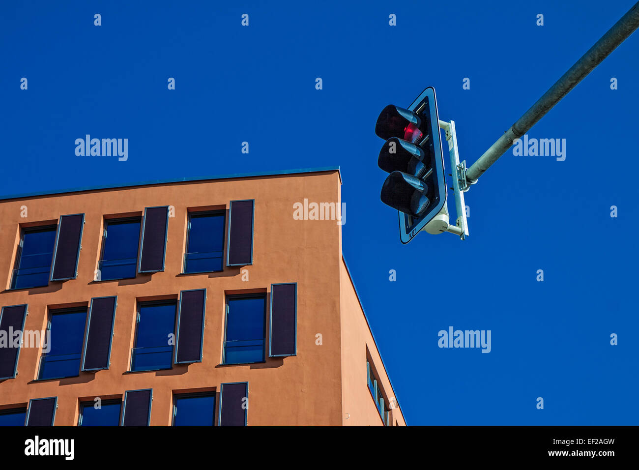 A house and traffic lights Stock Photo - Alamy