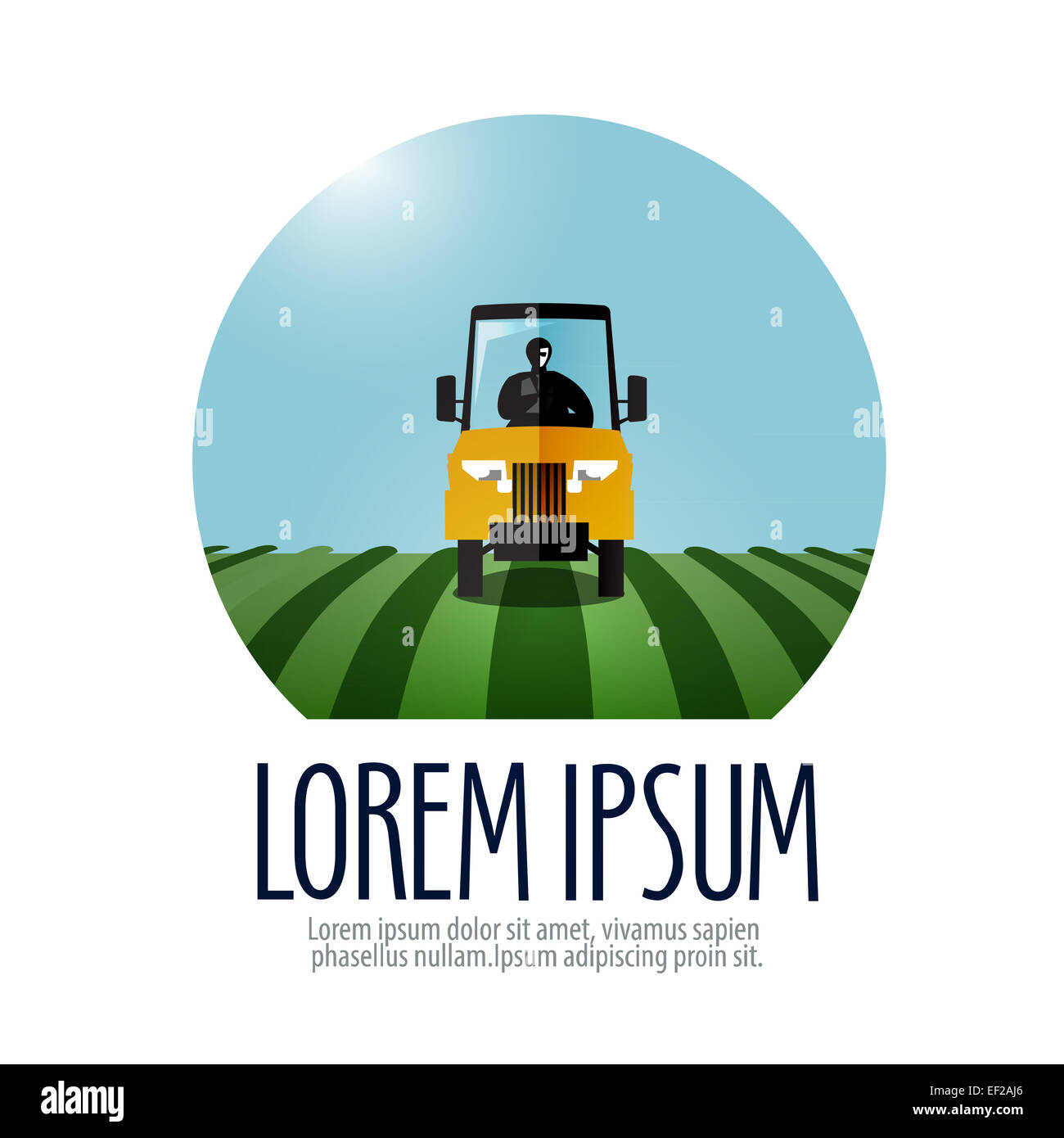 Tractor farm Cut Out Stock Images & Pictures - Alamy