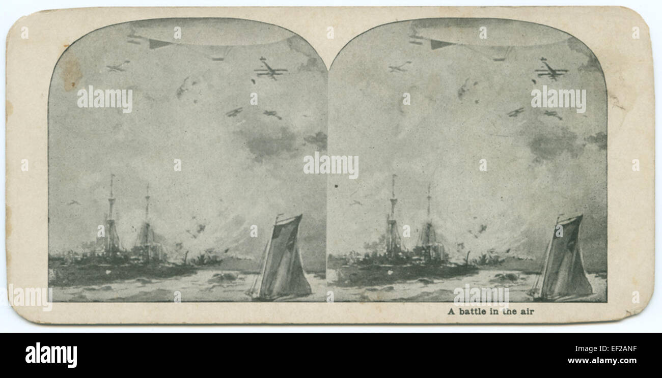 This image captures a World War I aerial combat scene, showcasing the ...