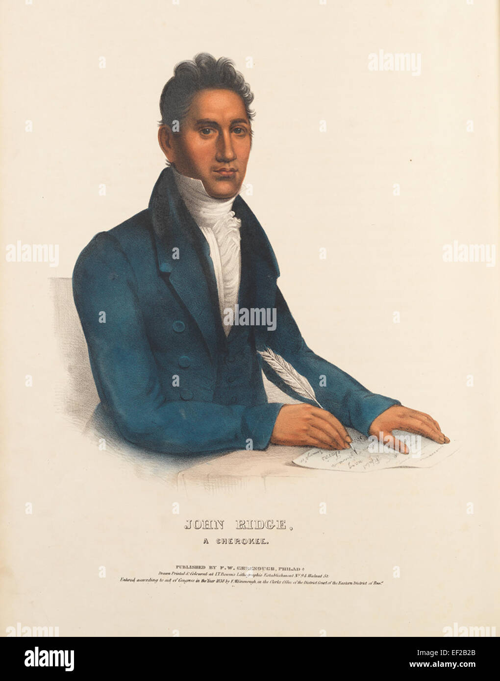 John Ridge was a prominent leader of the Cherokee Nation during the ...