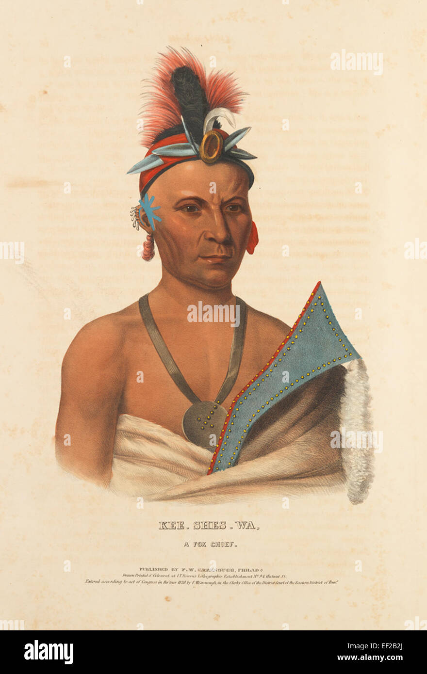 Kee-Shes-Wa, a prominent Fox chief, was part of the Meskwahki (Meskwaki ...