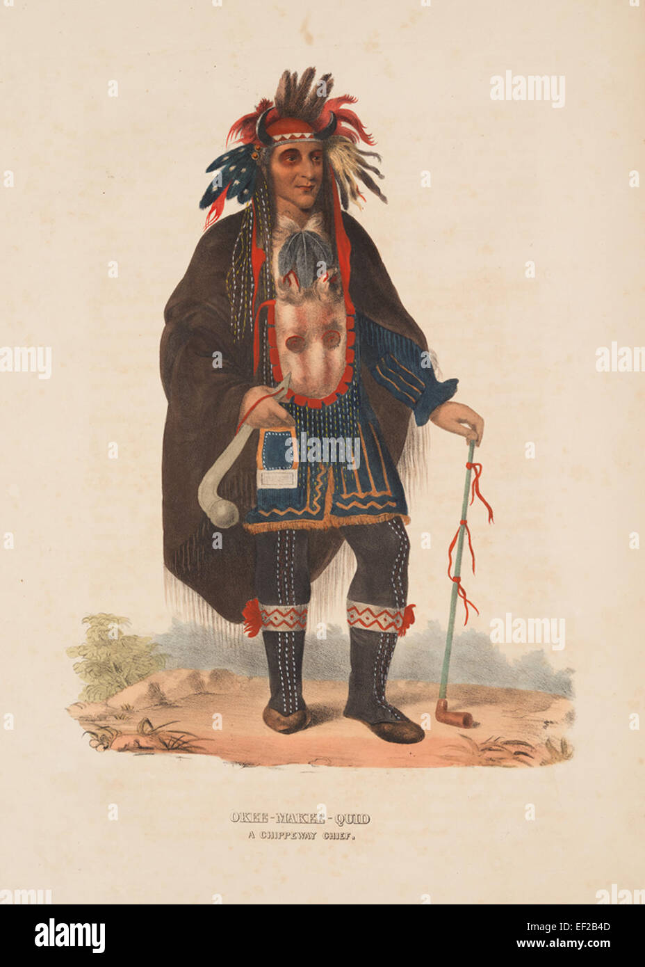 A chippewa chief hi-res stock photography and images - Alamy