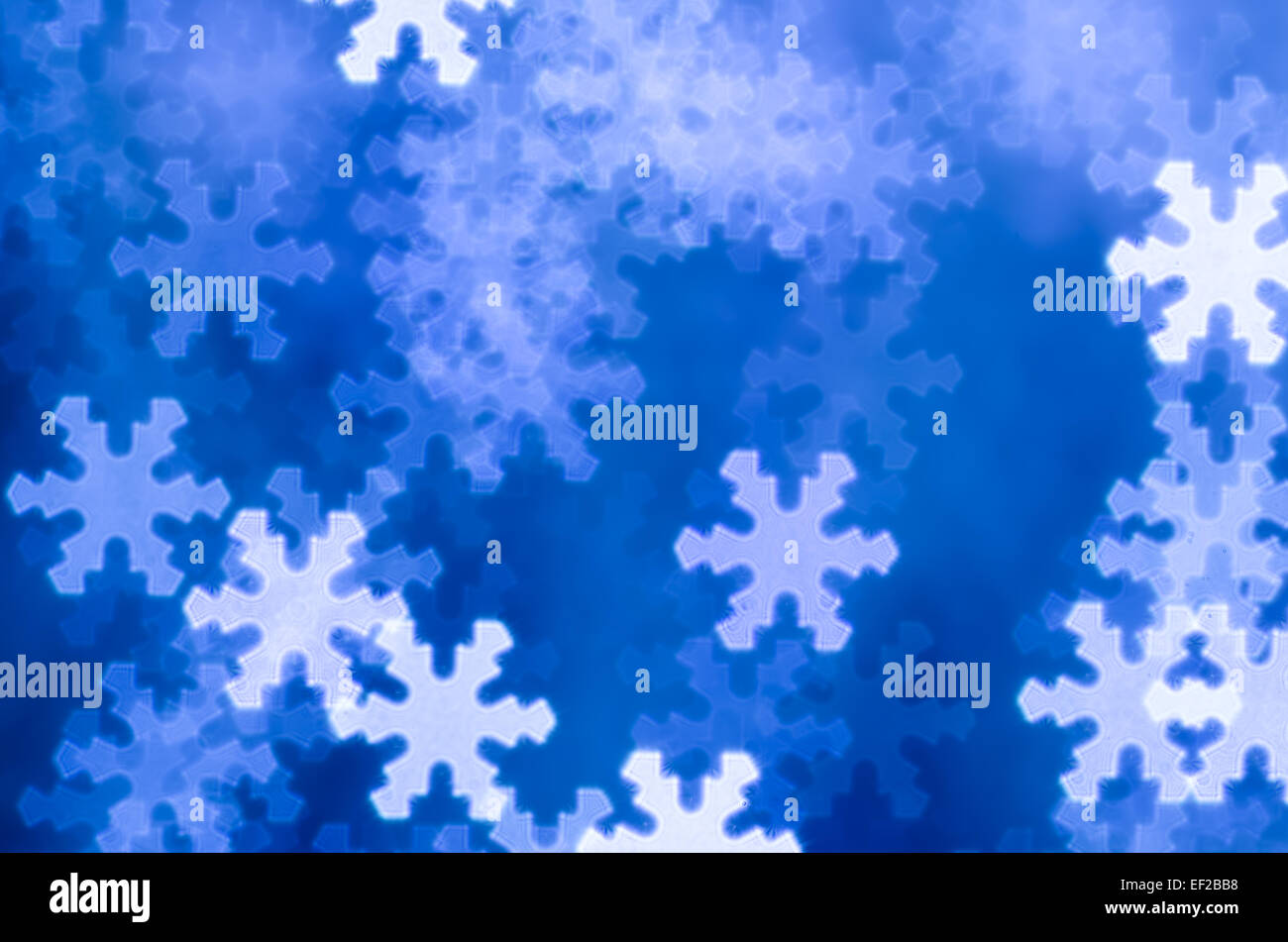 Winter holiday background with snowflake shapes Stock Photo - Alamy