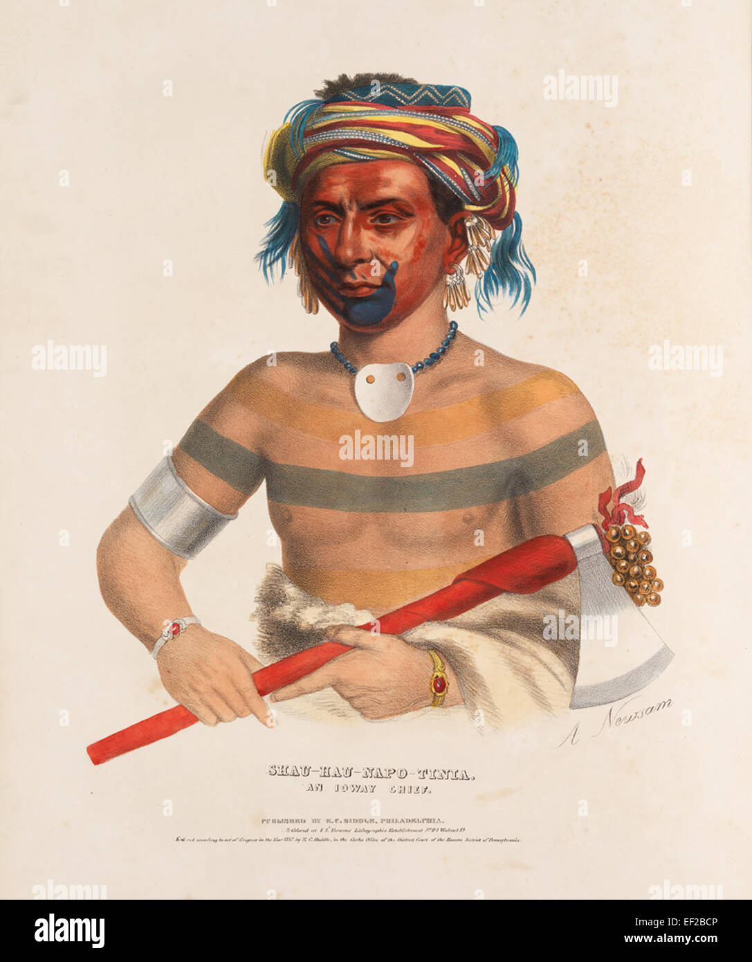Shau-Hau-Napo-Tinia was a chief of the Ioway tribe, also known as the ...
