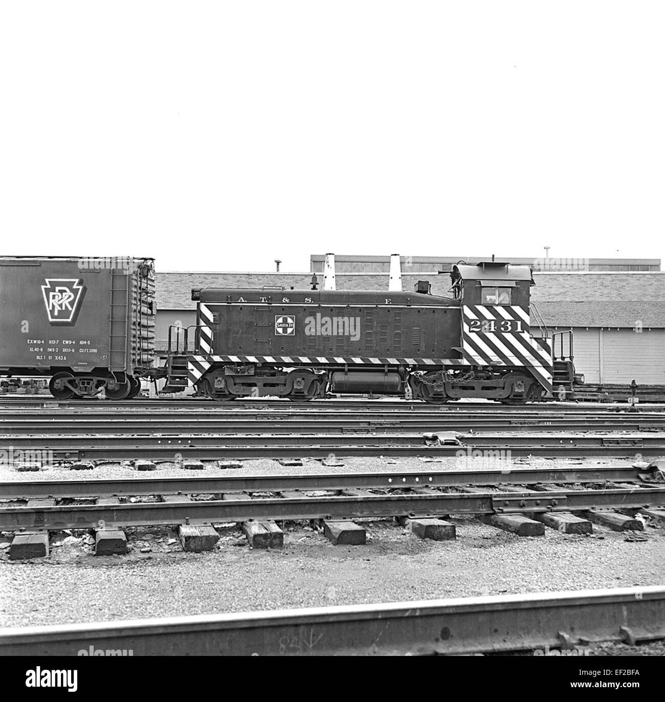 [Atchison, Topeka, & Santa Fe, Diesel Electric Road Switcher Locomotive ...