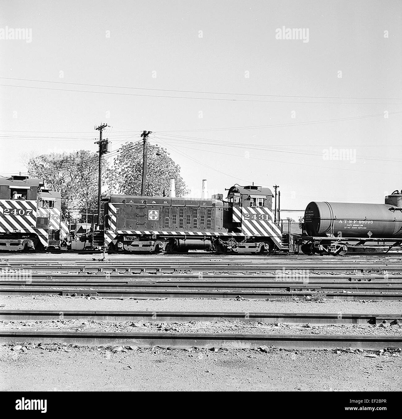 Santa fe railway company diesel locomotives railroads railways trains ...
