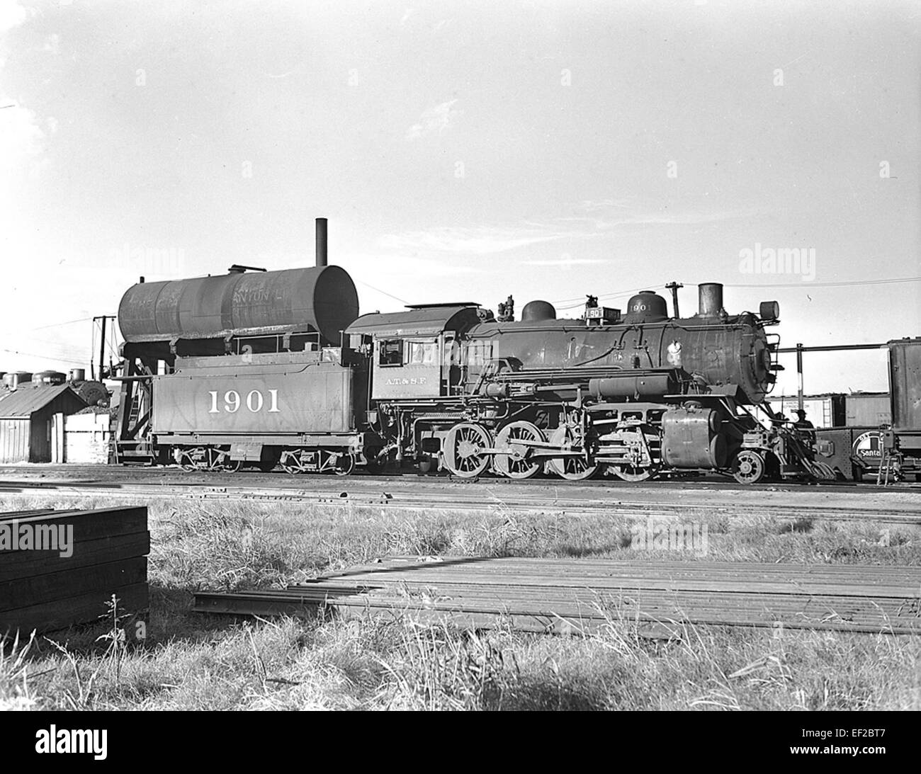Locomotives railroad yards railroads railways tenders trains atchison ...