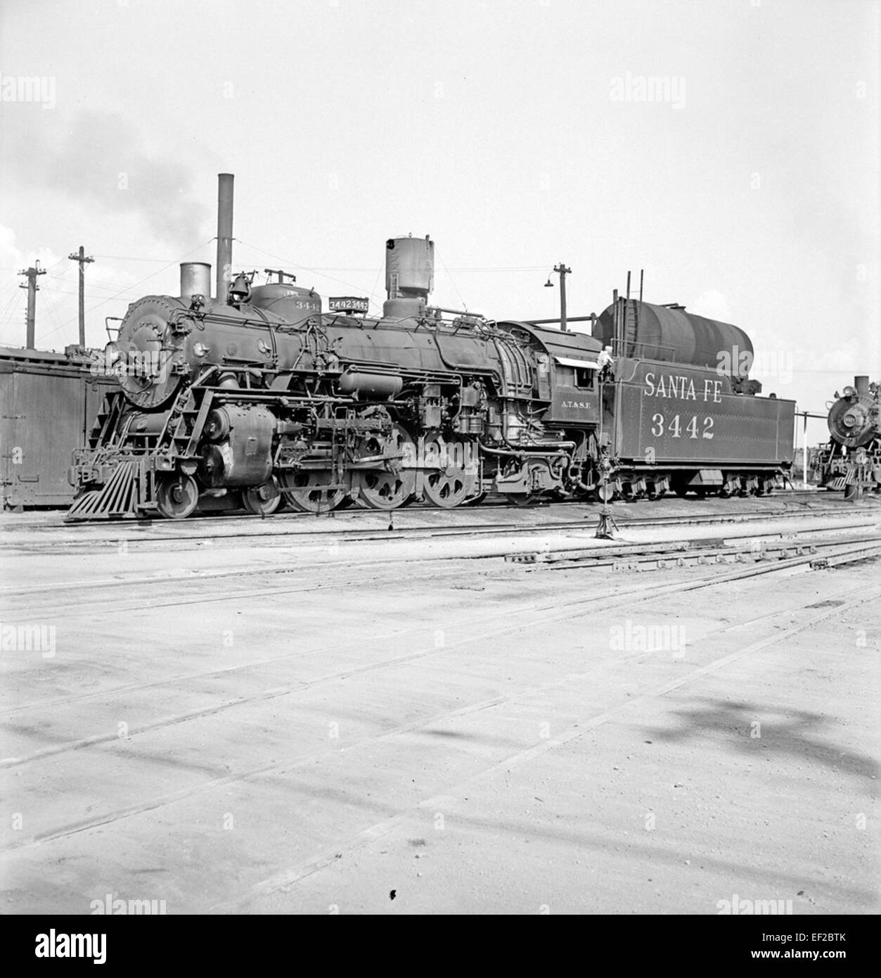 Santa Fe Railway Company Locomotives Railroads Railways Tenders Trains ...