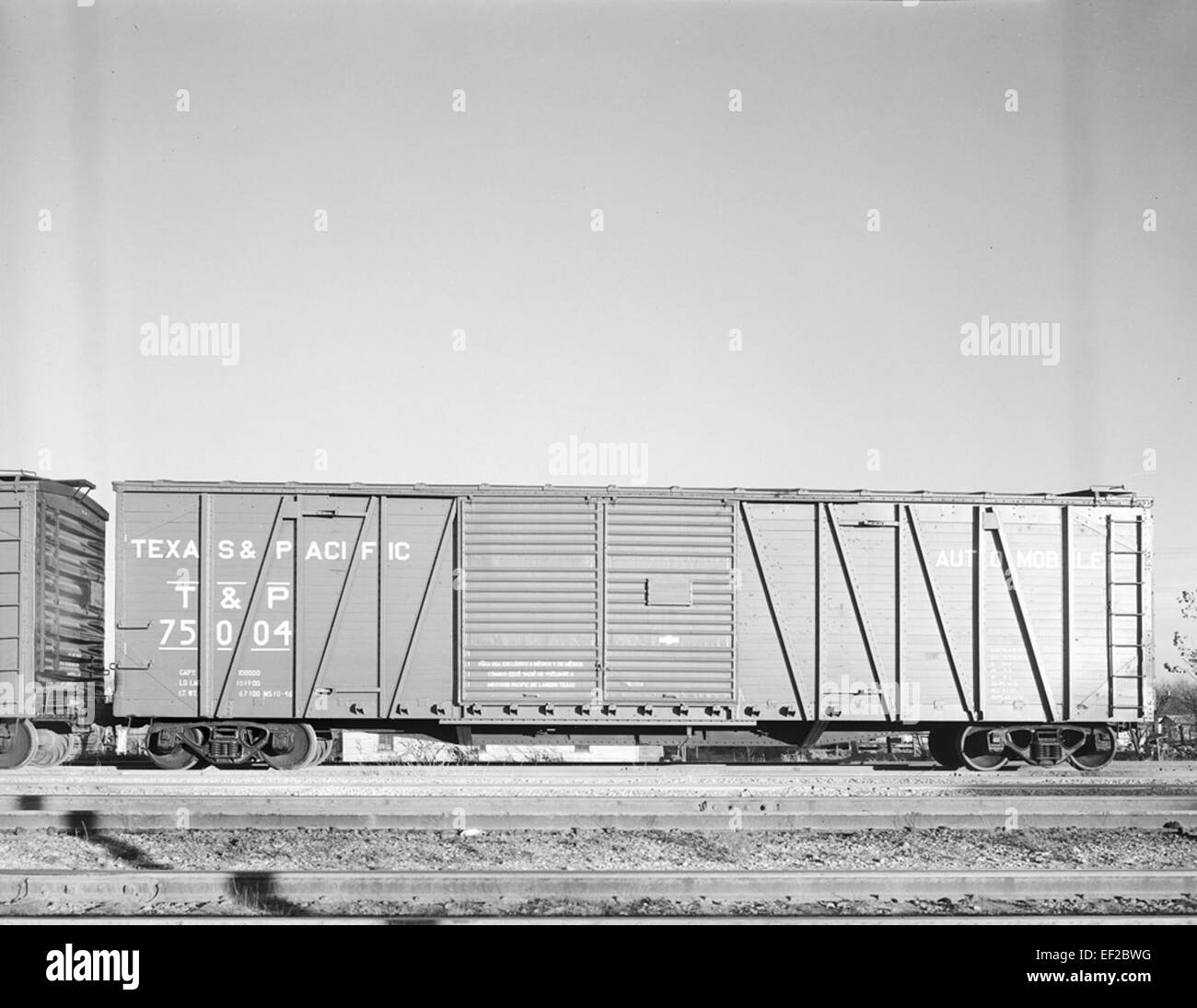American freight locomotives Black and White Stock Photos & Images - Alamy