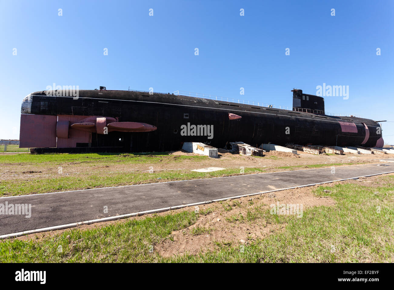 Old Soviet diesel submarine B-307 (Tango class) in Togliatti Technical ...