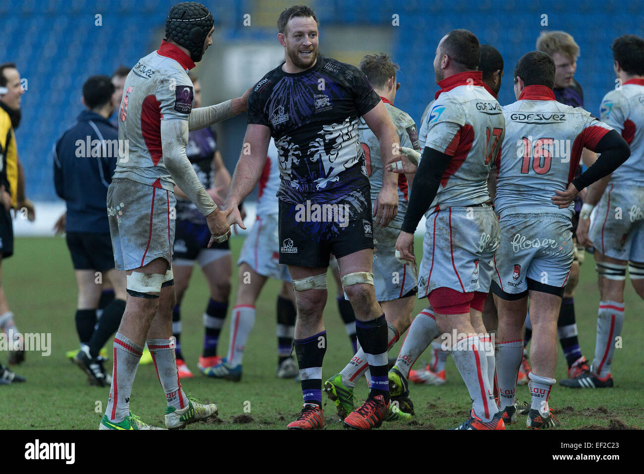 Oxford, UK. 25th Jan, 2015. European Rugby Champions Cup. London Welsh ...