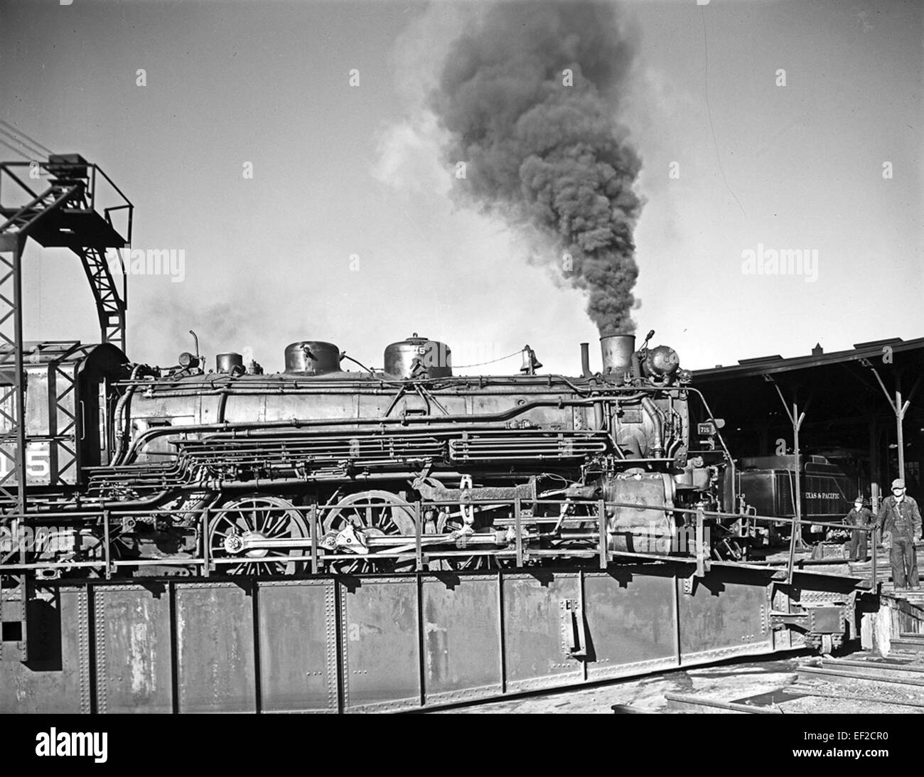 Locomotive 715 on turntable hi-res stock photography and images - Alamy