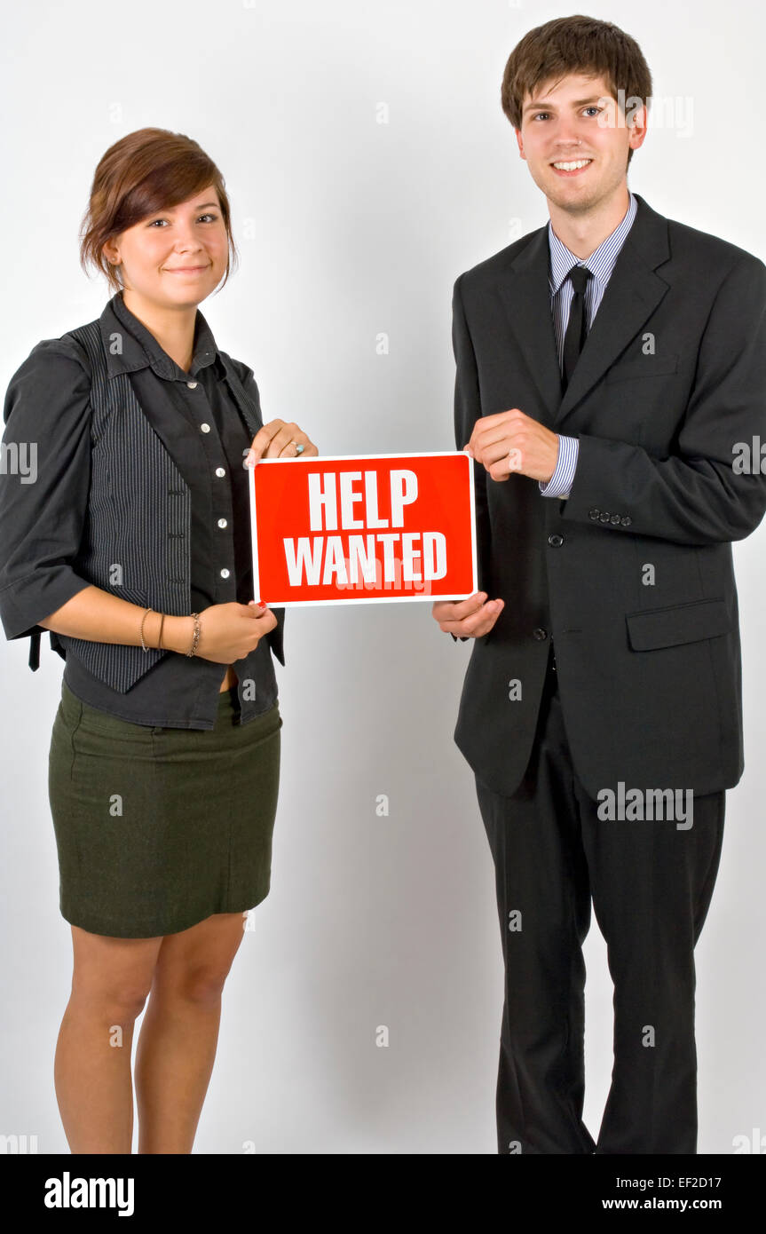 Staff wanted sign hi-res stock photography and images - Alamy