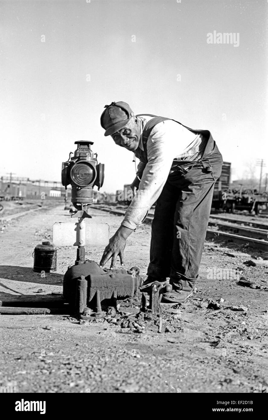 Signal Maintainer and Signal Switch workers at Texas & Pacific Railway ...