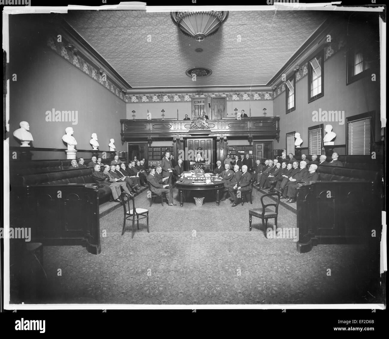 A flashlight photo taken during a sitting of the Legislative Council ...