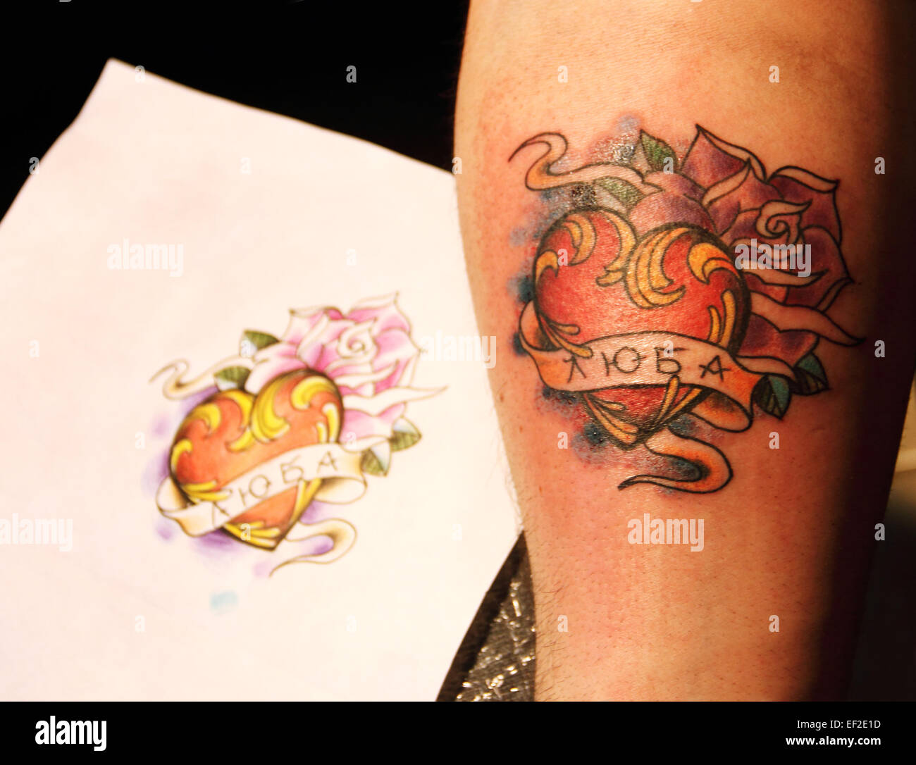 Fresh tattoo hi-res stock photography and images - Alamy