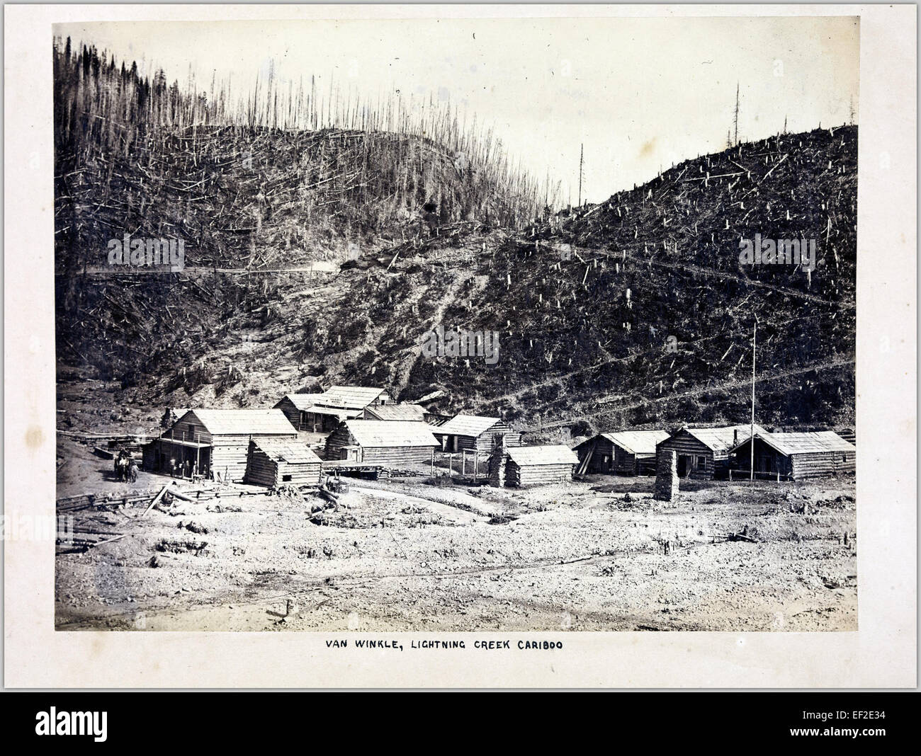 This photograph depicts Van Winkle, a location near Lightening Creek in ...