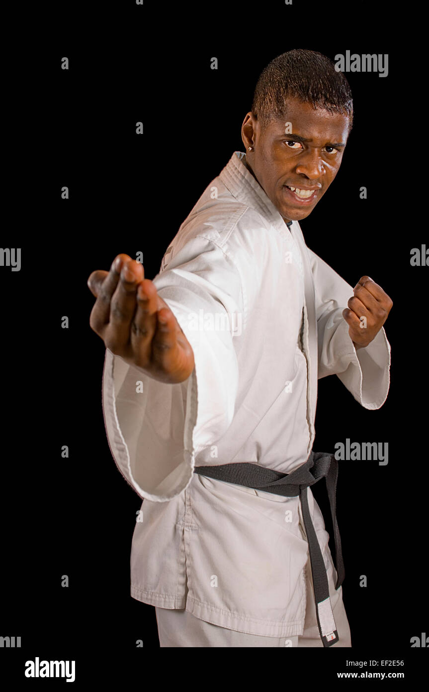 Man karate chop hi-res stock photography and images - Alamy