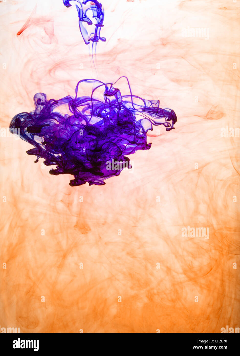 Ink in water Stock Photo - Alamy
