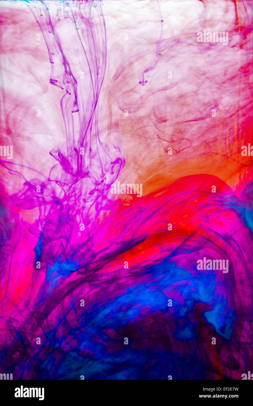 Ink in water Stock Photo - Alamy