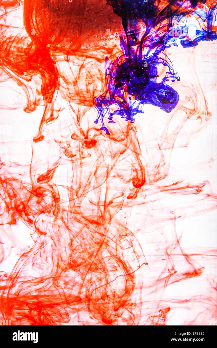 Ink in water Stock Photo - Alamy