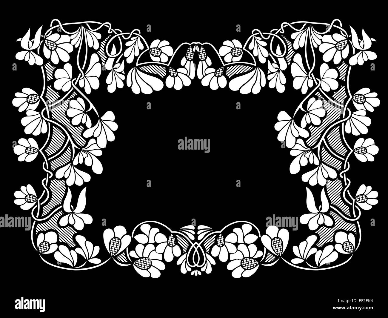 Ornate leaf border frame hi-res stock photography and images - Alamy