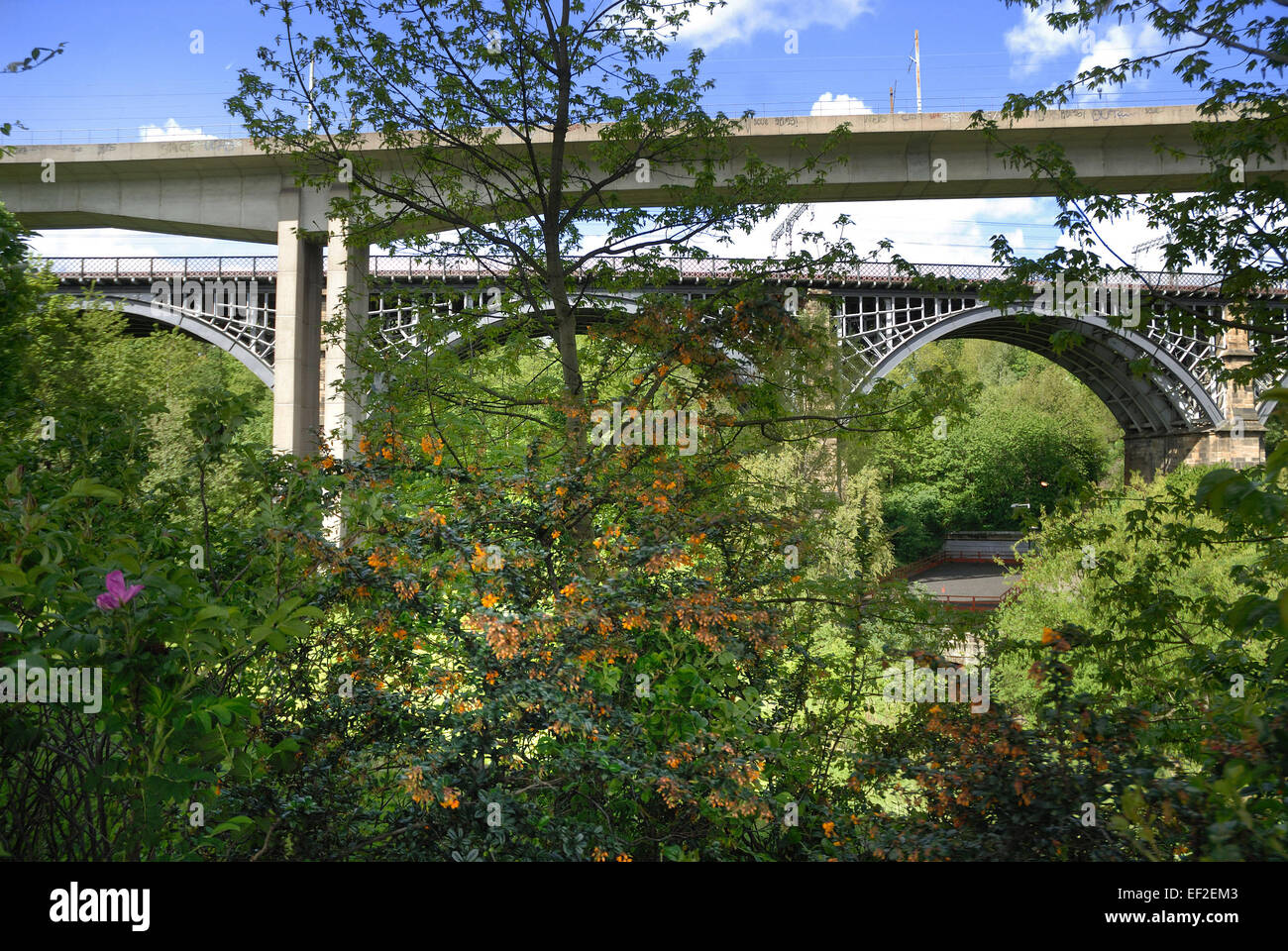 Ouseburn railway viaduct hi-res stock photography and images - Alamy