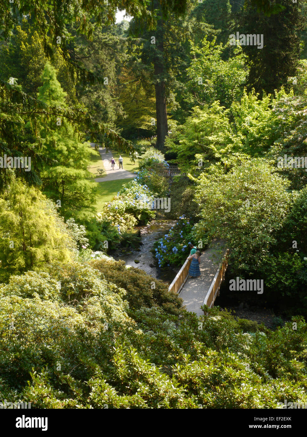 National trust bodnant garden hi-res stock photography and images - Alamy
