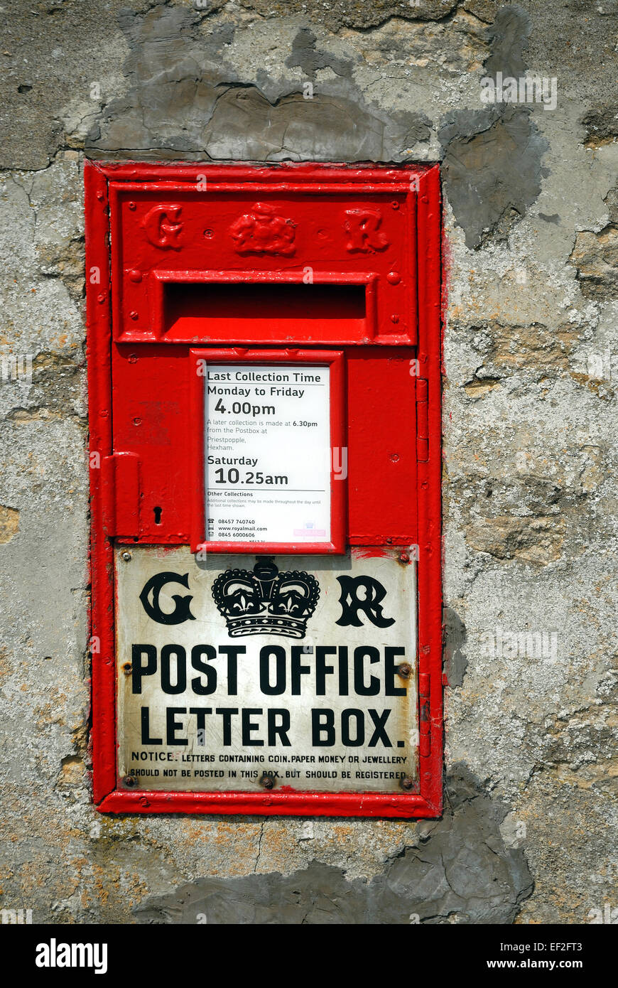 King george v post box hi-res stock photography and images - Alamy