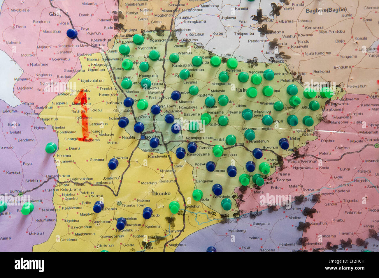 Bo, Sierra Leone. 14th Jan, 2015. January 14, 2015, Bo, Sierra Leone ...