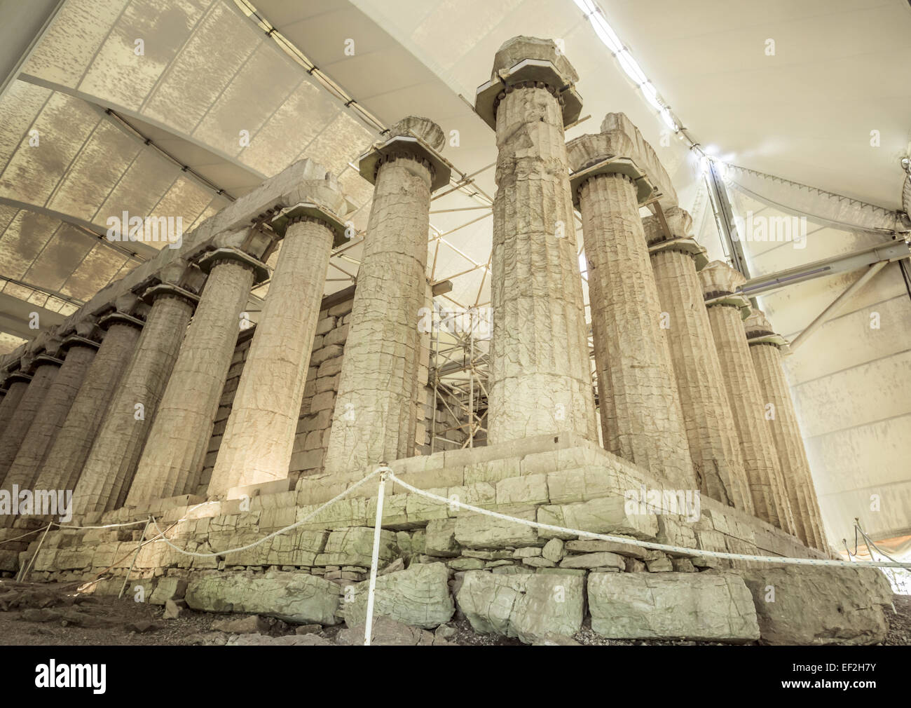 Temple of Apollo Epicurius, Ilia, Greece Stock Photo - Alamy